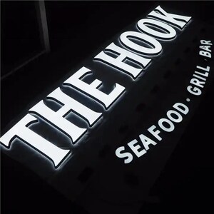 Personalized Front Lit White Acrylic Channel Letter Sign - Bright ...