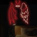 Angel and Devil Wings Neon LED Sign Light up Wall Art Unique Home Decor ...