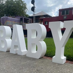 Custom Large Outdoor Letter Sign - Personalized Business Name Display ...