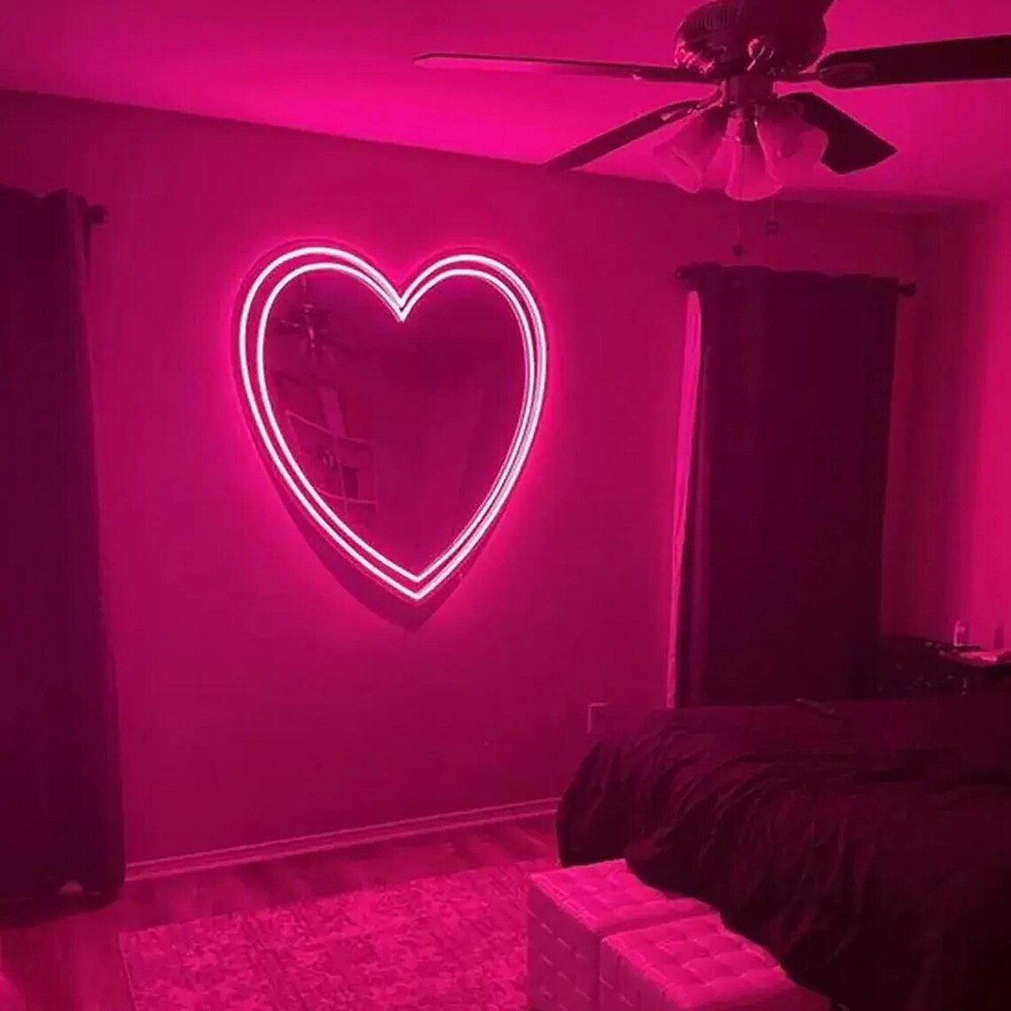 LED Neon Light Sign Customizable Bright Decor Unique Wall Art Ideal for ...