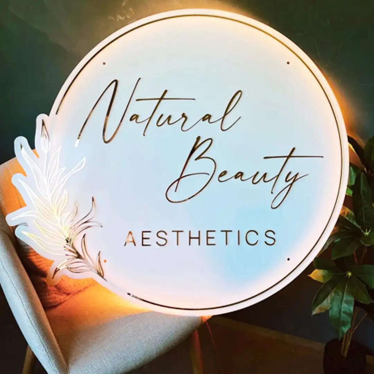 Custom Acrylic Backlit Signs for Beauty Salons Personalized LED Beauty ...