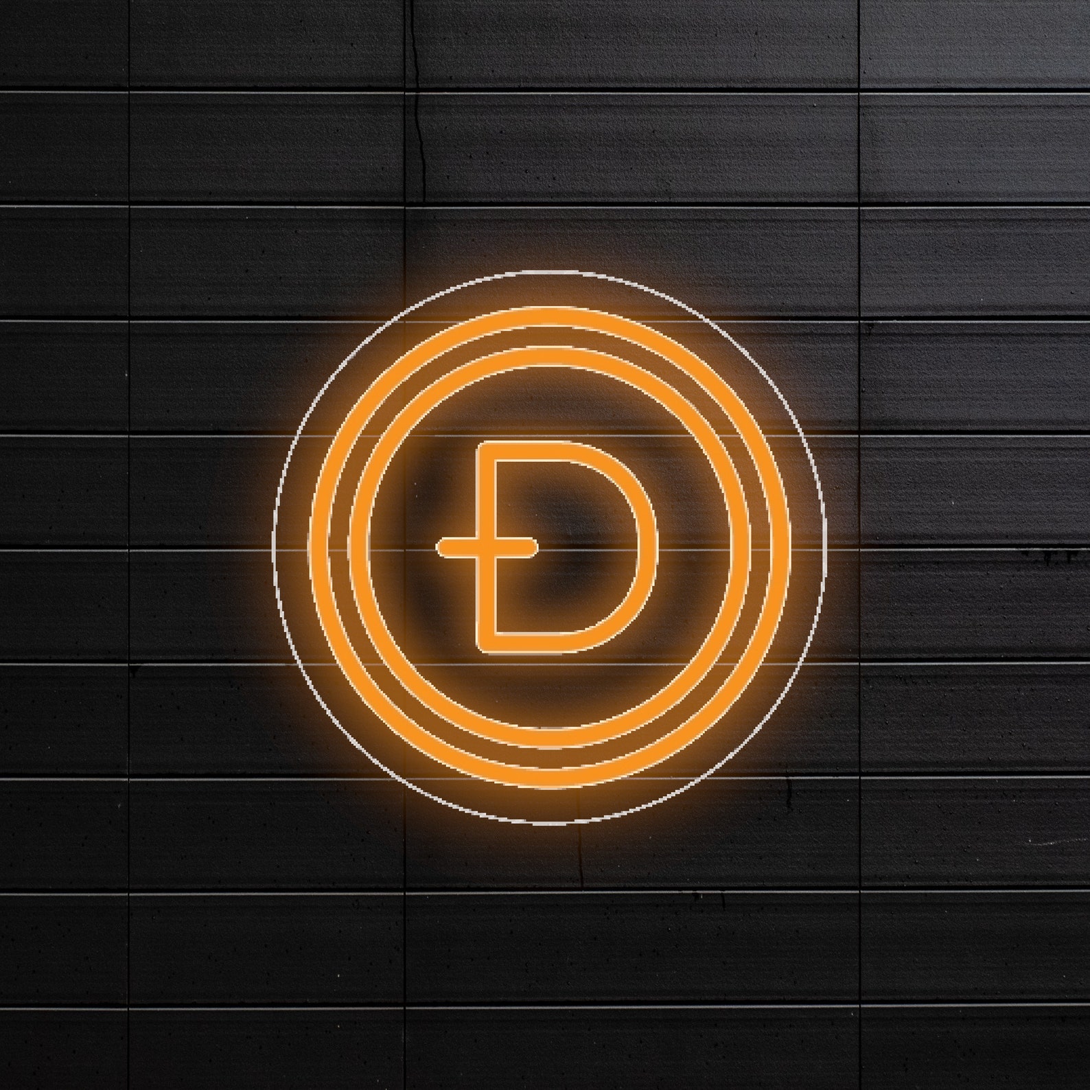 Dogecoin DOGE 14.5x14.5in. Neon Sign Crypto Aesthetic Tiktok Room ...