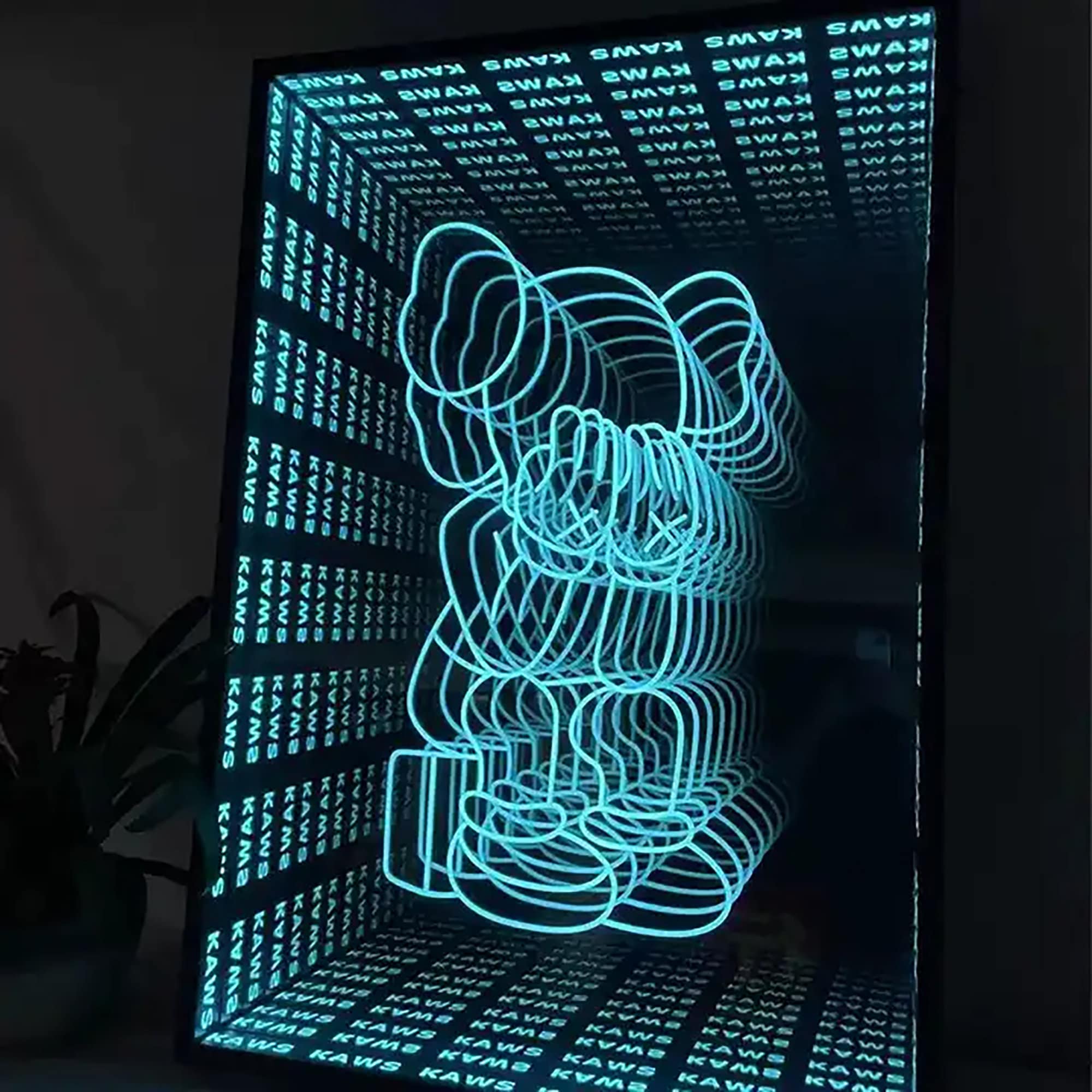 Infinity Mirror Sign: Mesmerizing LED Wall Art Handcrafted for Home ...