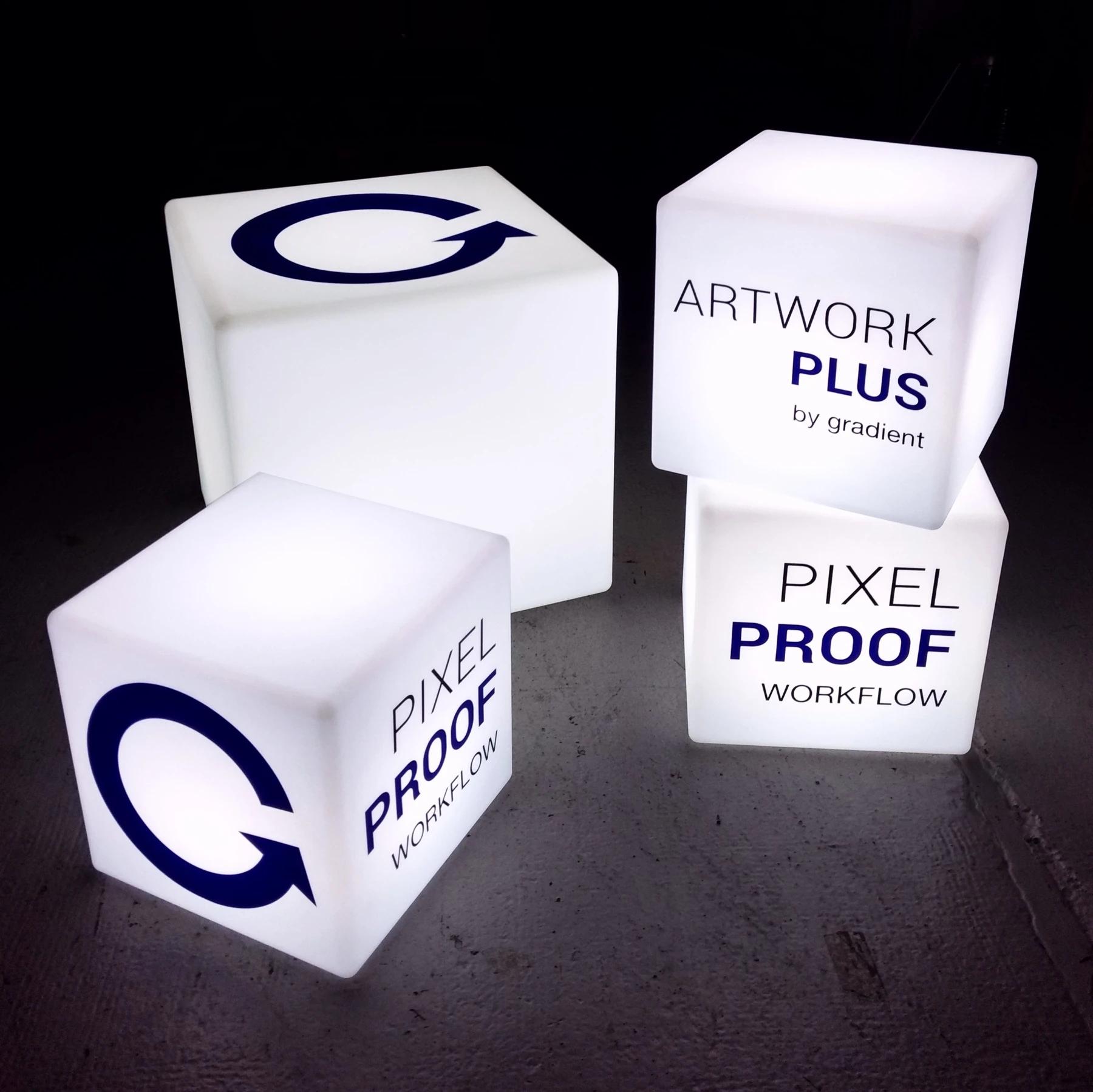 LED Cube Light Box Sign for Coffee Shops and Cafes Modern Acrylic ...