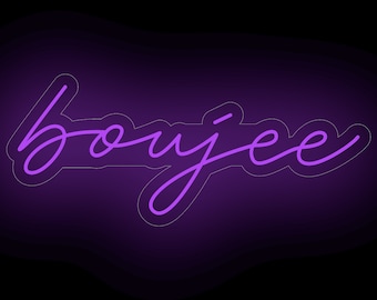 Boujee Neon Light Sign | Etsy