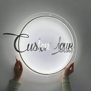 Custom Acrylic Backlit Signs for Retail Stores - Personalized LED ...
