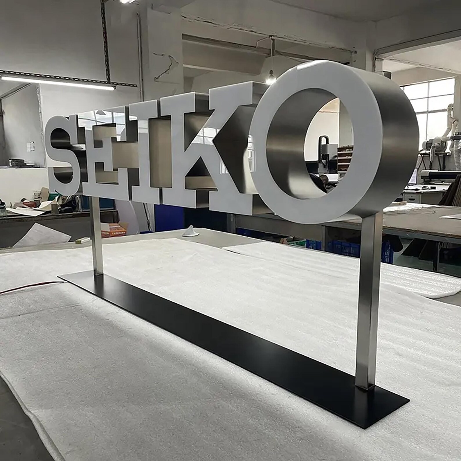 Custom Tabletop LED Channel Letter Sign - Freestanding Illuminated ...