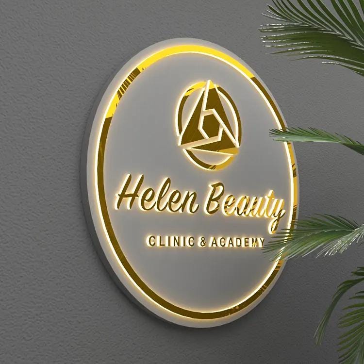 Custom Acrylic Backlit Signs for Any Purpose - Personalized LED Signs ...