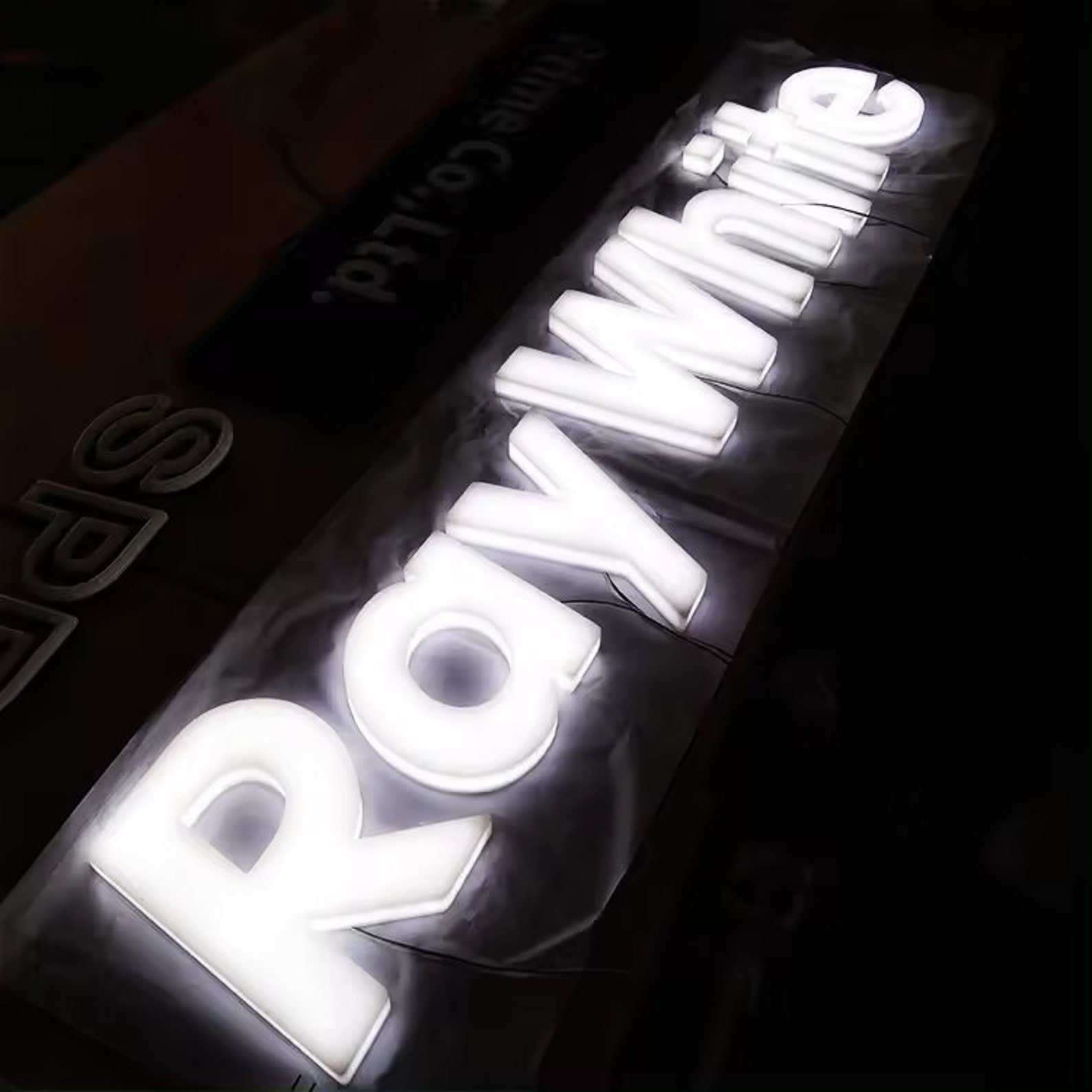 Illuminate 3D Letters Full Lit Your Brand Custom LED Channel Letters ...