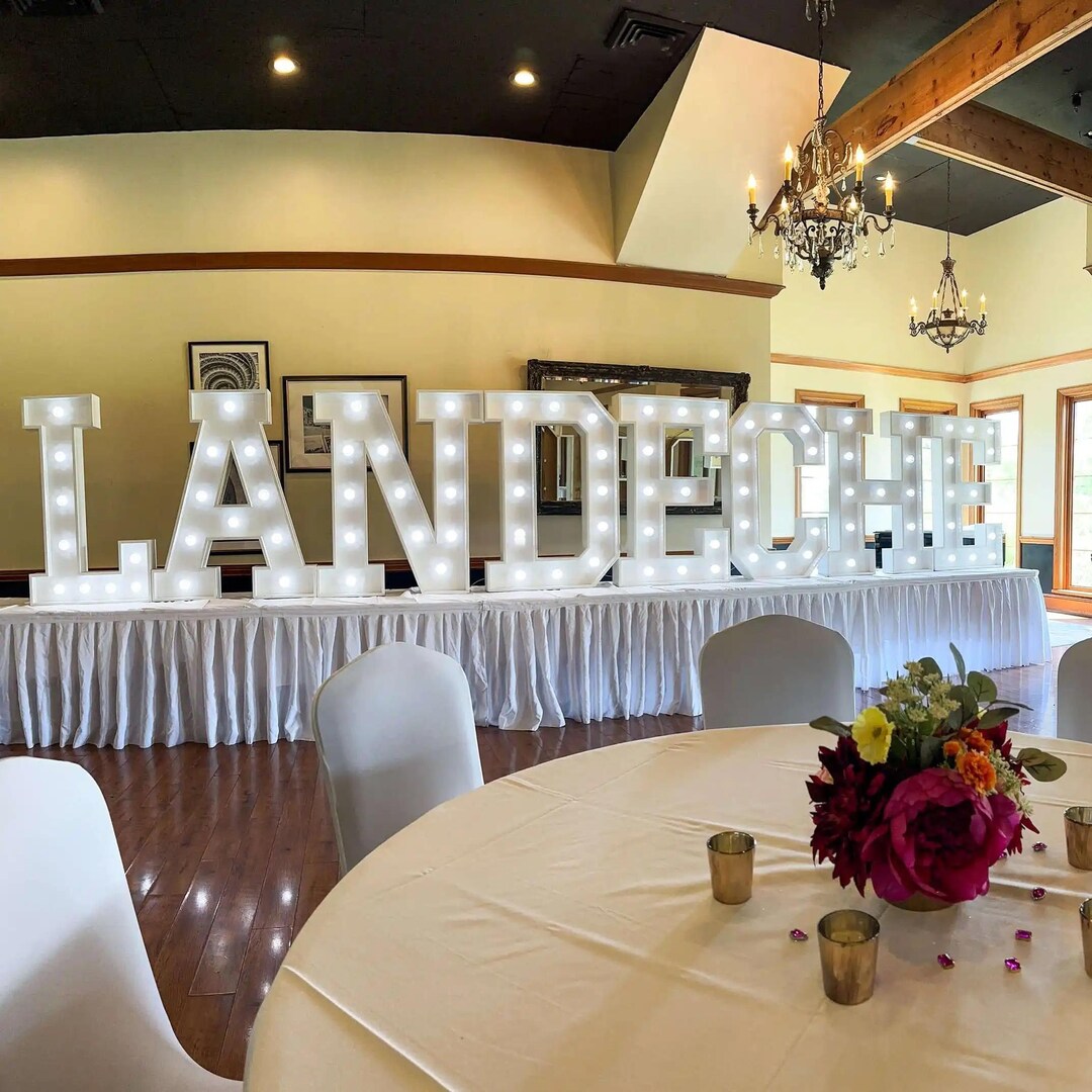 Marquee Letter Sign Custom Light up Letter Unique Design Personalize ...