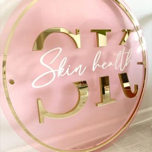 Custom Acrylic Backlit Signs for Beauty Salons - Personalized LED ...