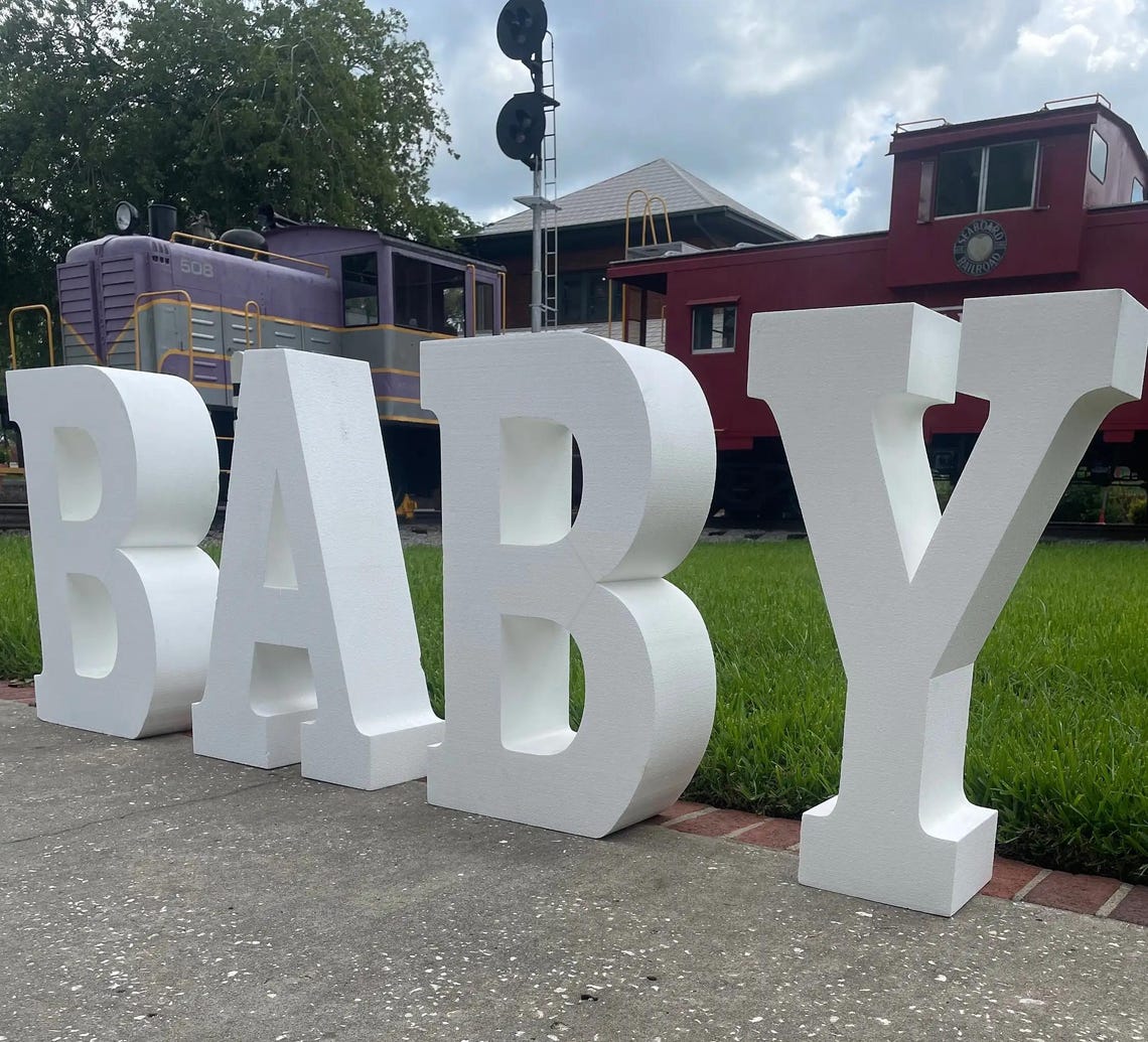 Custom Large Outdoor Letter Sign - Bold Business Name Display - Durable ...