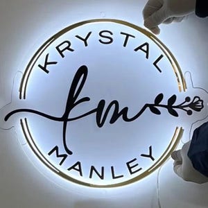 Custom Acrylic Backlit Signs for Any Purpose - Personalized LED Signs ...