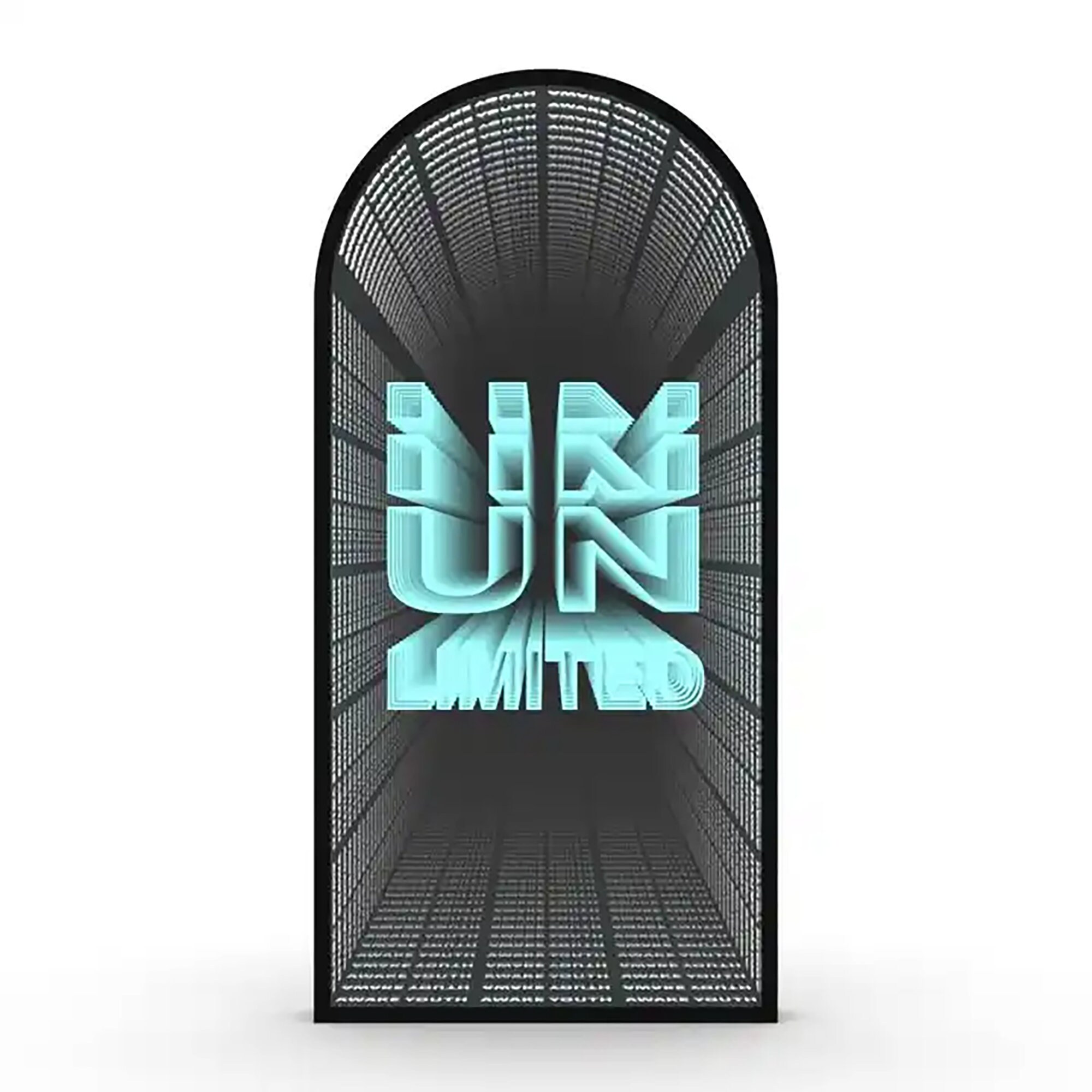 Infinity Mirror Sign: Handcrafted LED Wall Art Mesmerizing Home Office ...