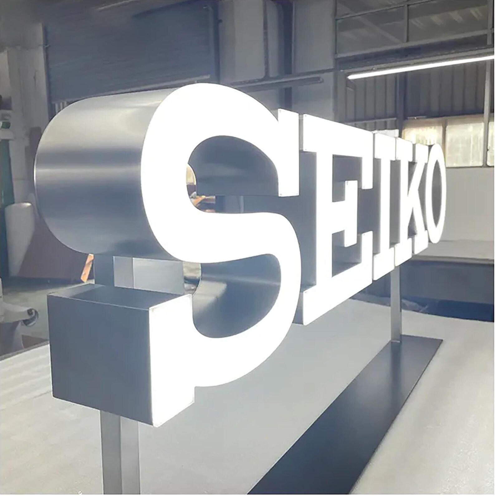 Custom Tabletop LED Channel Letter Sign - Freestanding Illuminated ...