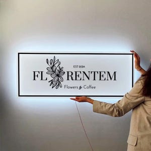 Custom Acrylic Backlit Signs for Retail Stores - Personalized LED ...