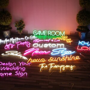 Custom Neon LED Signs - Personalized Light up Signs for Events, Bars ...