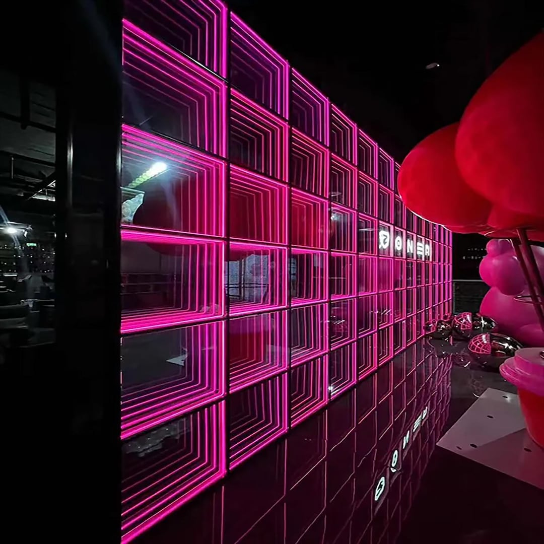 Custom LED Infinity Sign Stage Lighting Unique Wall Display Bright ...