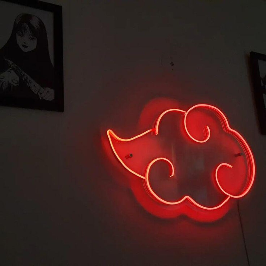 Naruto Akatsuki Neon LED Sign Anime Wall Art Custom Light up Room Decor ...