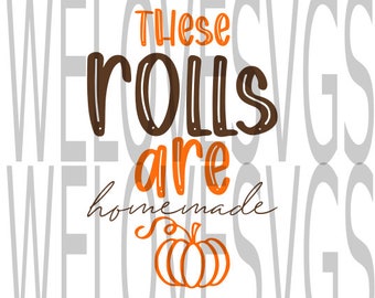 Homemade Rolls Svg | Etsy