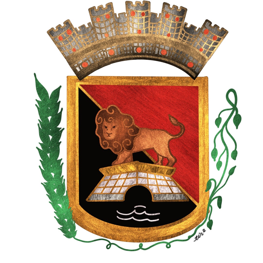 Ponce Escudo Crest Sticker - Etsy