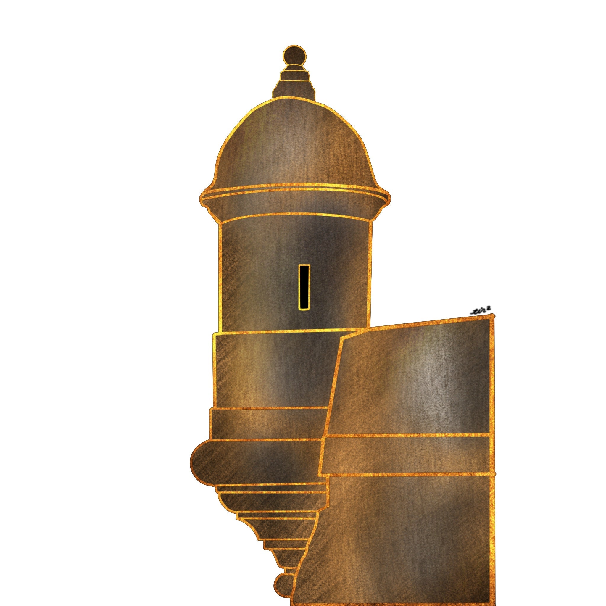 Garita El Morro Puerto Rico Sticker - Etsy