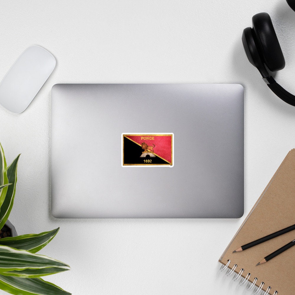 Ponce Bandera Flag Sticker - Etsy