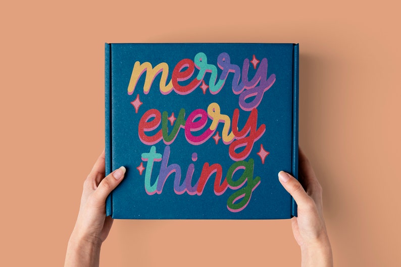 Merry Everything SVG PNG Christmas Svg, Merry Christmas Svg, Cheerful ...
