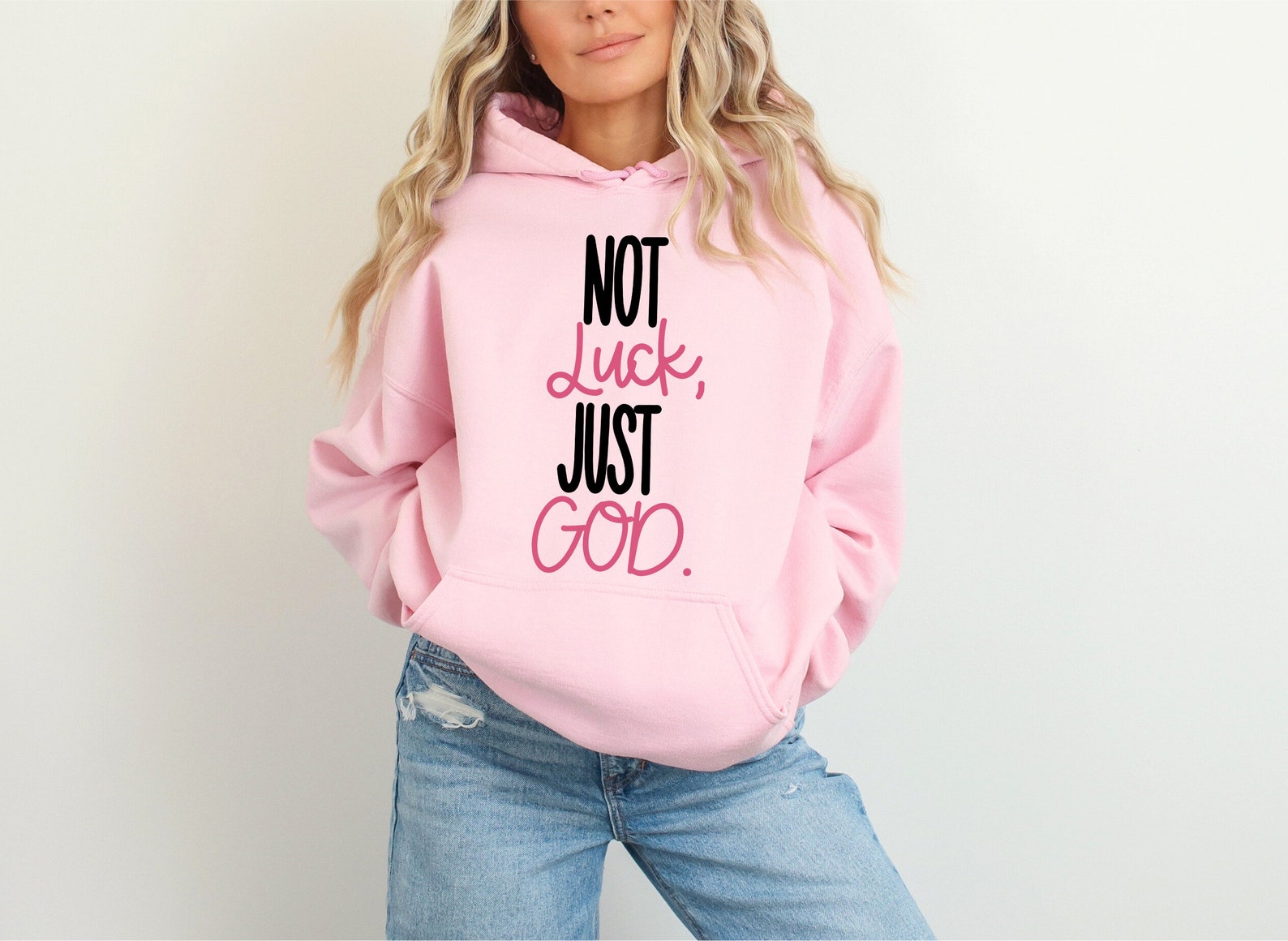 Not Luck, Just God Svg, Praise Him Svg, Faith Svg, Blessed Svg ...