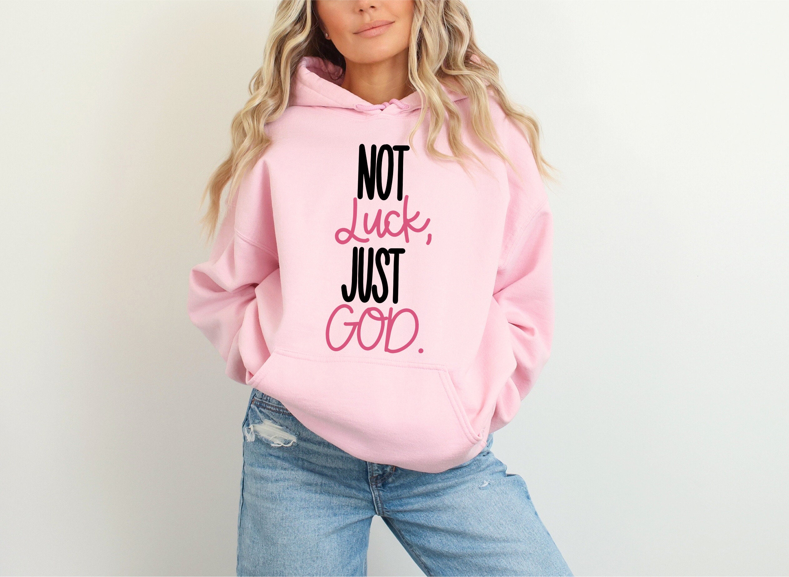 Not Luck, Just God Svg, Praise Him Svg, Faith Svg, Blessed Svg ...