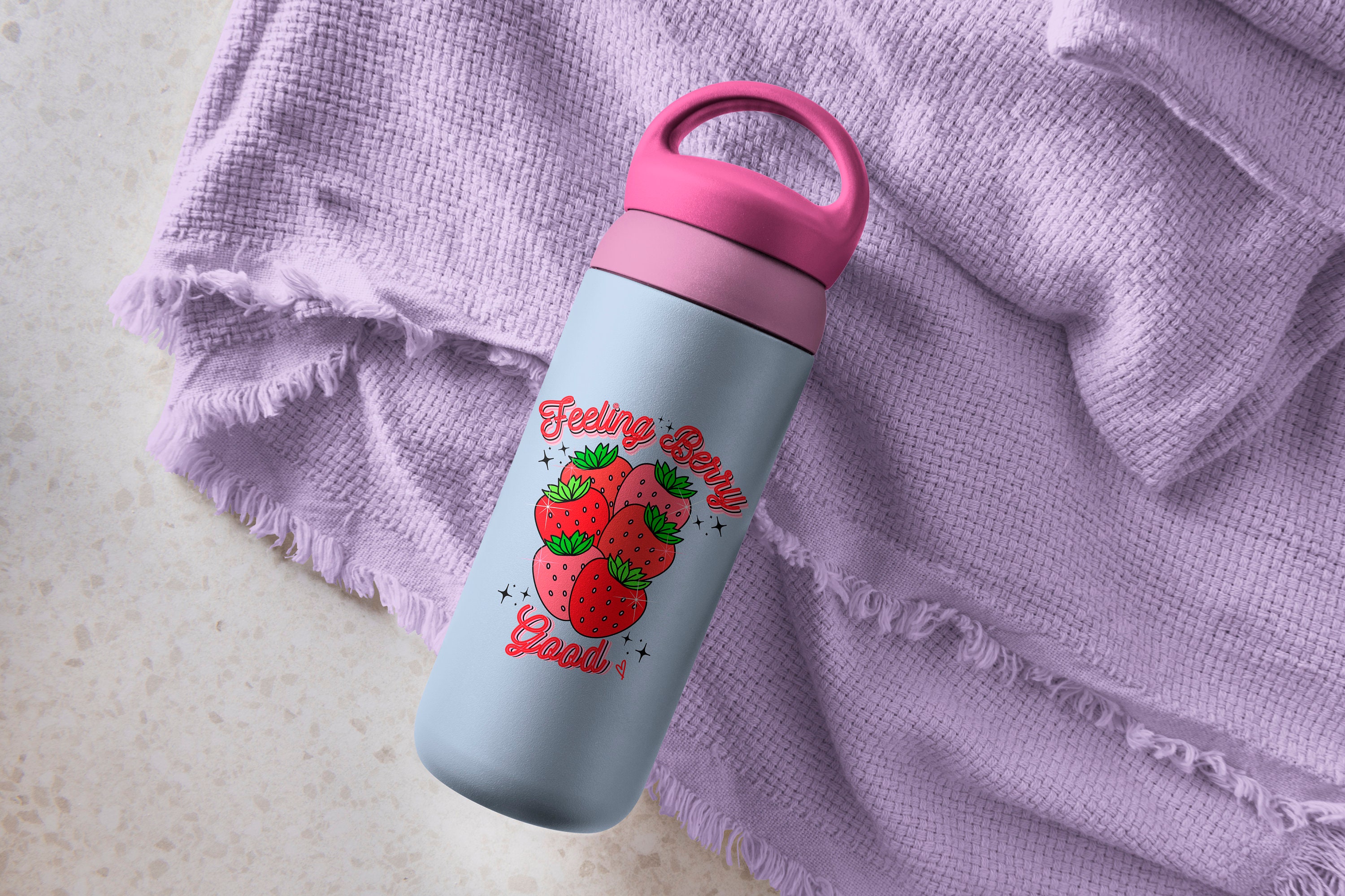 Feeling Berry Good Strawberry PNG SVG, Sublimation Design (digital ...