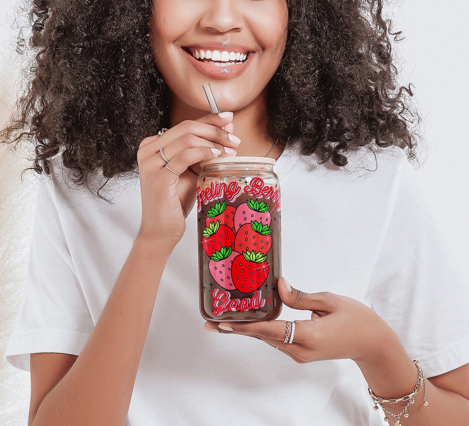 Feeling Berry Good Strawberry PNG SVG, Sublimation Design (digital ...