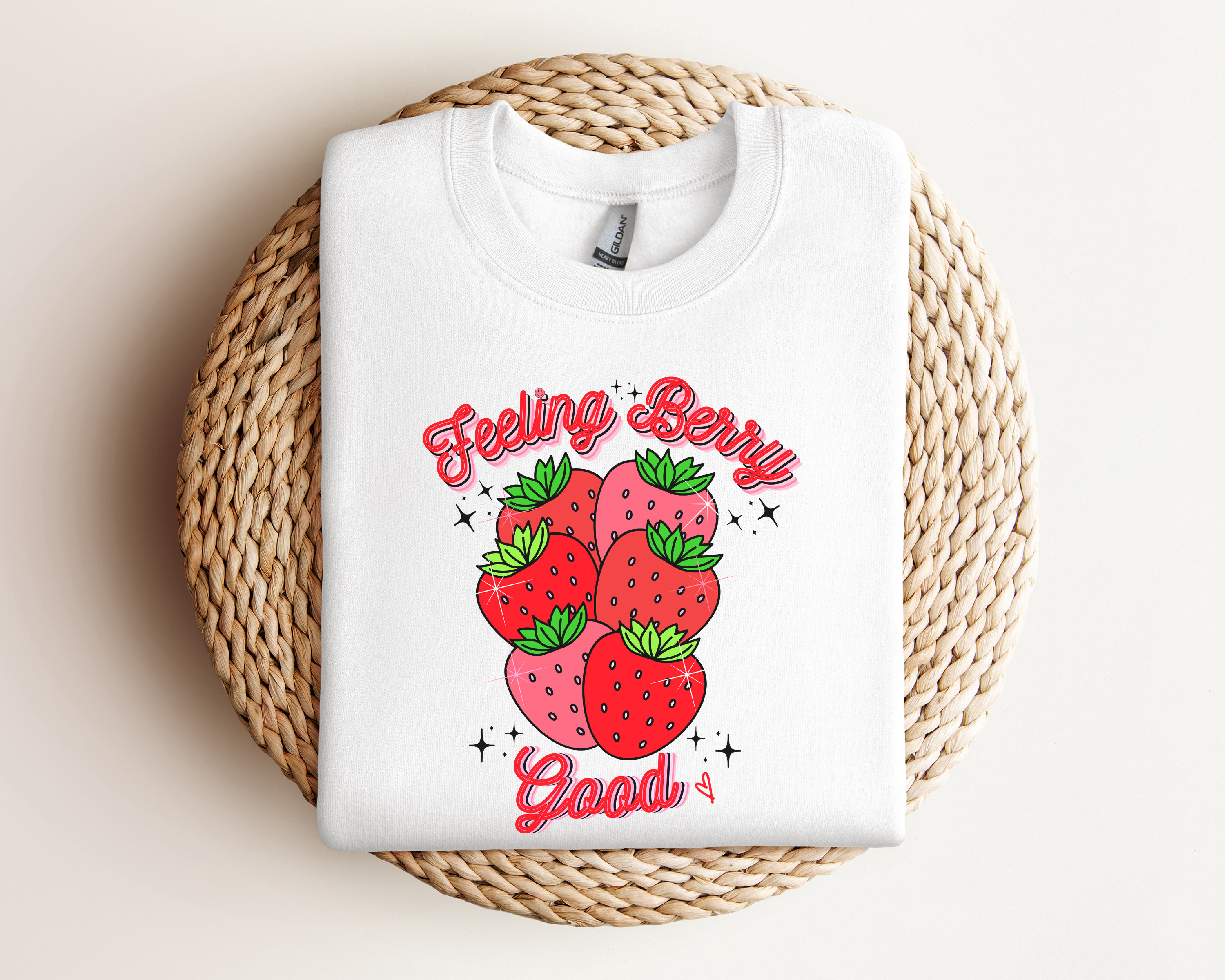 Feeling Berry Good Strawberry PNG SVG, Sublimation Design (digital ...