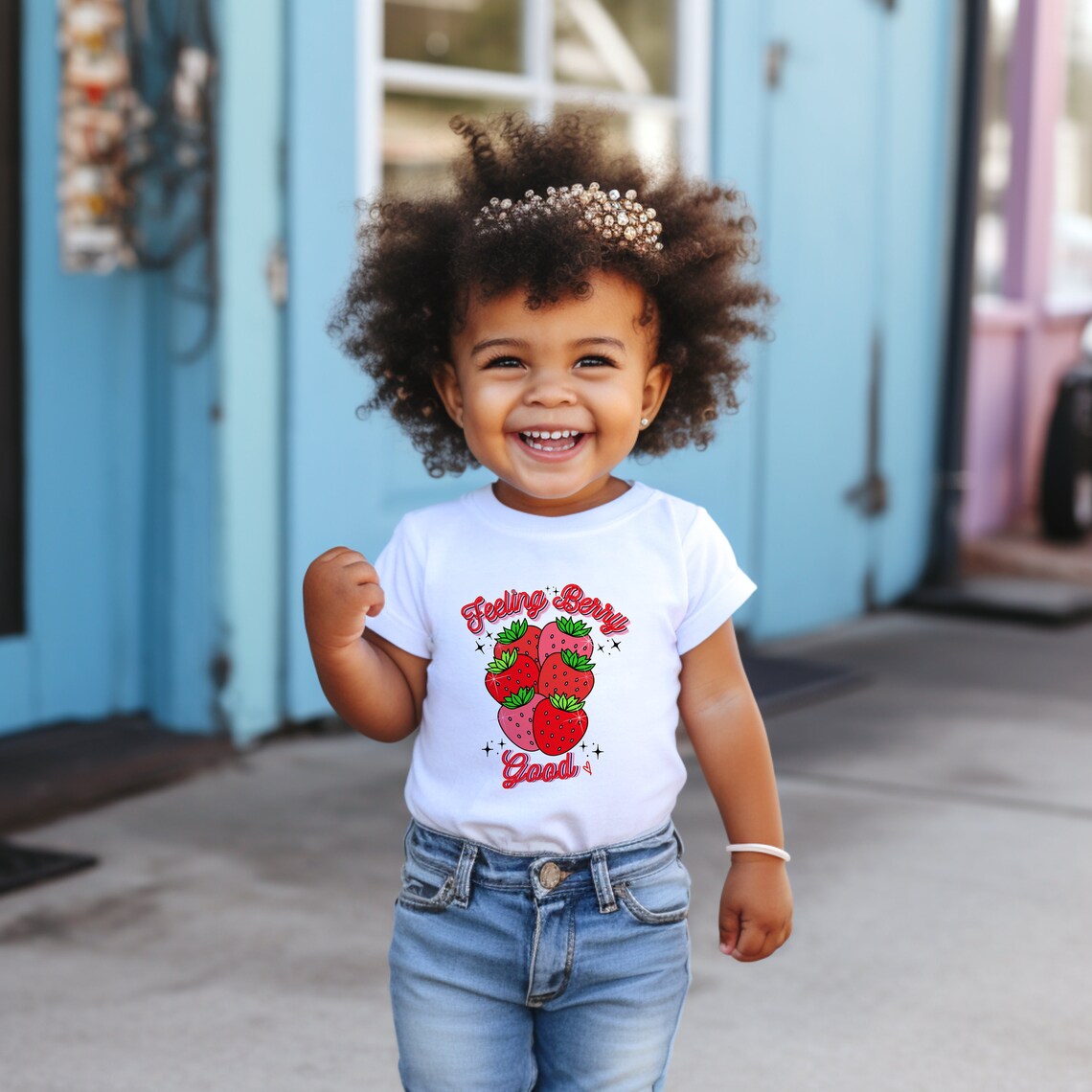 Feeling Berry Good Strawberry PNG SVG, Sublimation Design (digital ...