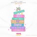 Christmas Book Lover SVG: All I Want for Christmas is Books (digital ...