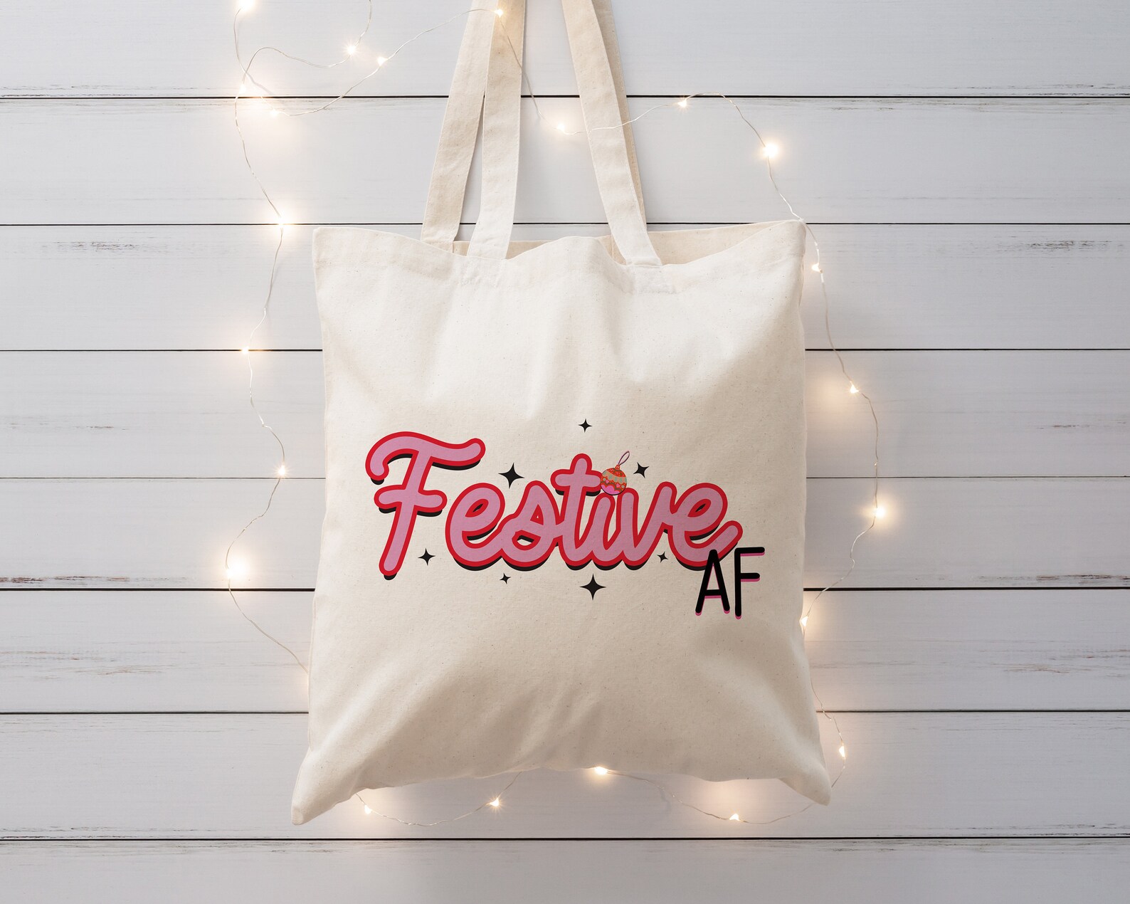 Festive AF Christmas SVG PNG: Jolly Sarcastic Design (digital Download ...