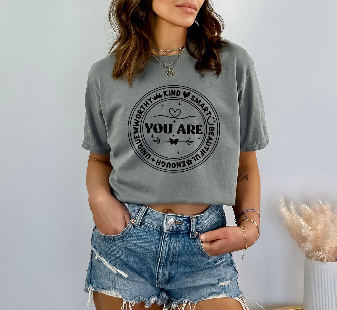 You Are Kind SVG, Real Quotes, Mental Health Empowerment, Motivational ...