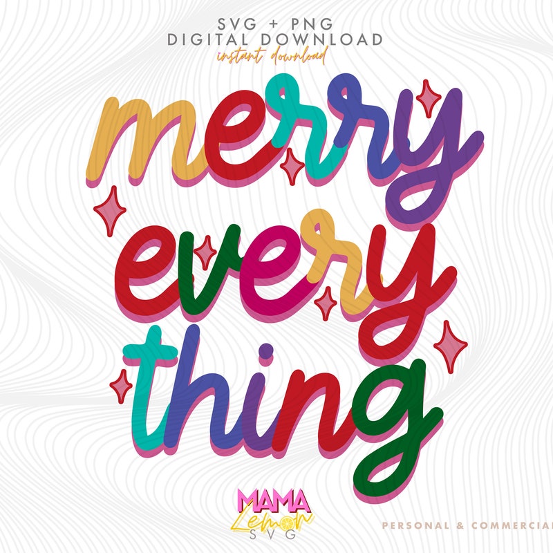 Merry Everything - Etsy