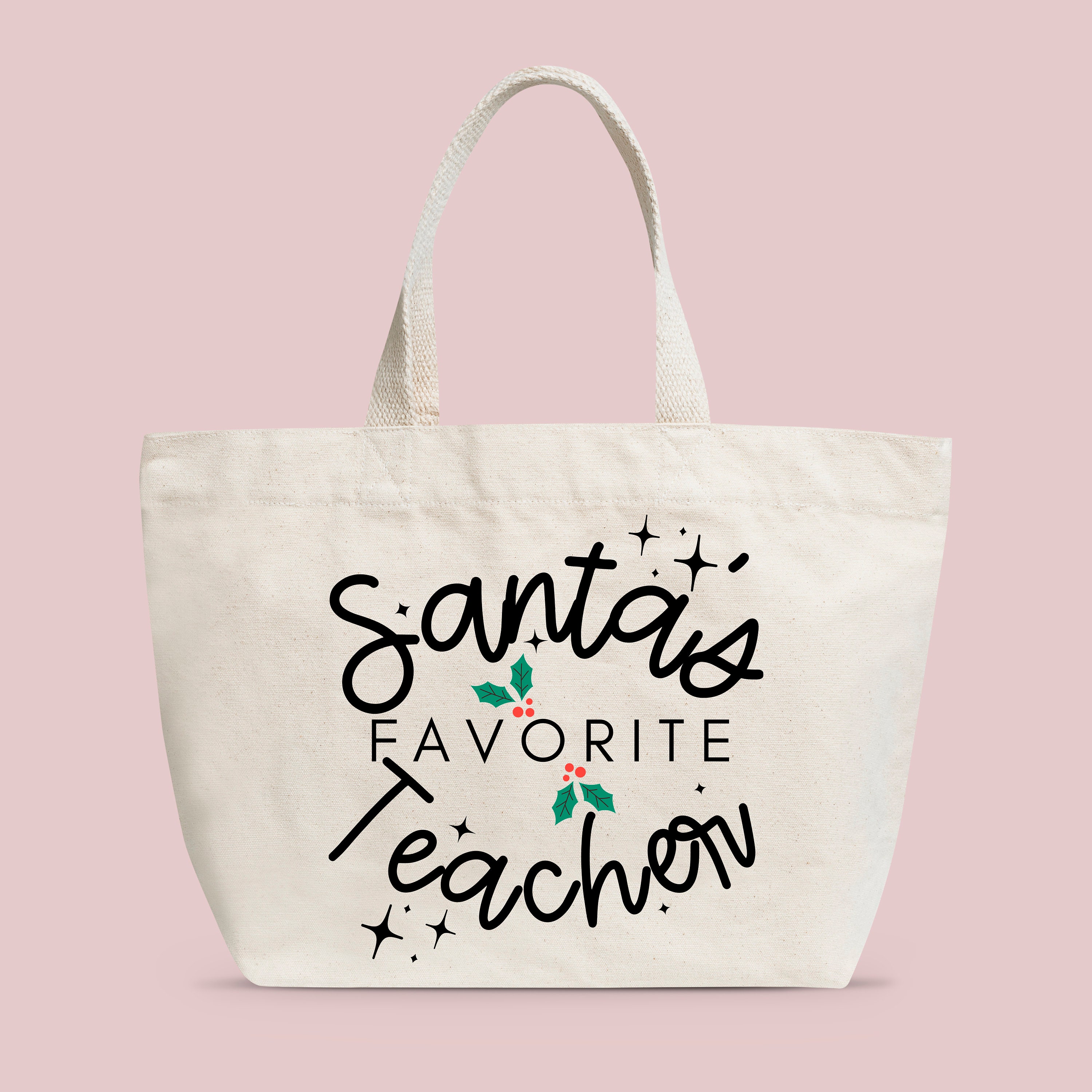 Santa's Favorite Teacher SVG PNG: Merry Christmas Teacher Shirt ...