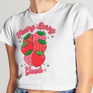 Feeling Berry Good Strawberry PNG SVG, Sublimation Design (digital ...