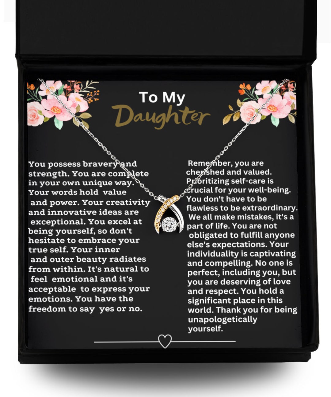 You Posses Bravery and Strength Motivational Gift, Wishbone Dancing ...