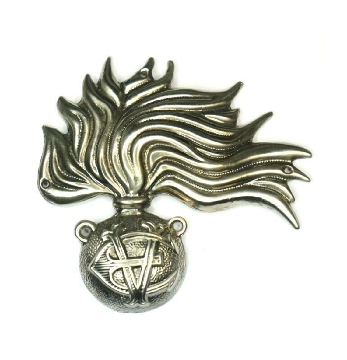 Carabinieri Reali silver cap badge | Etsy