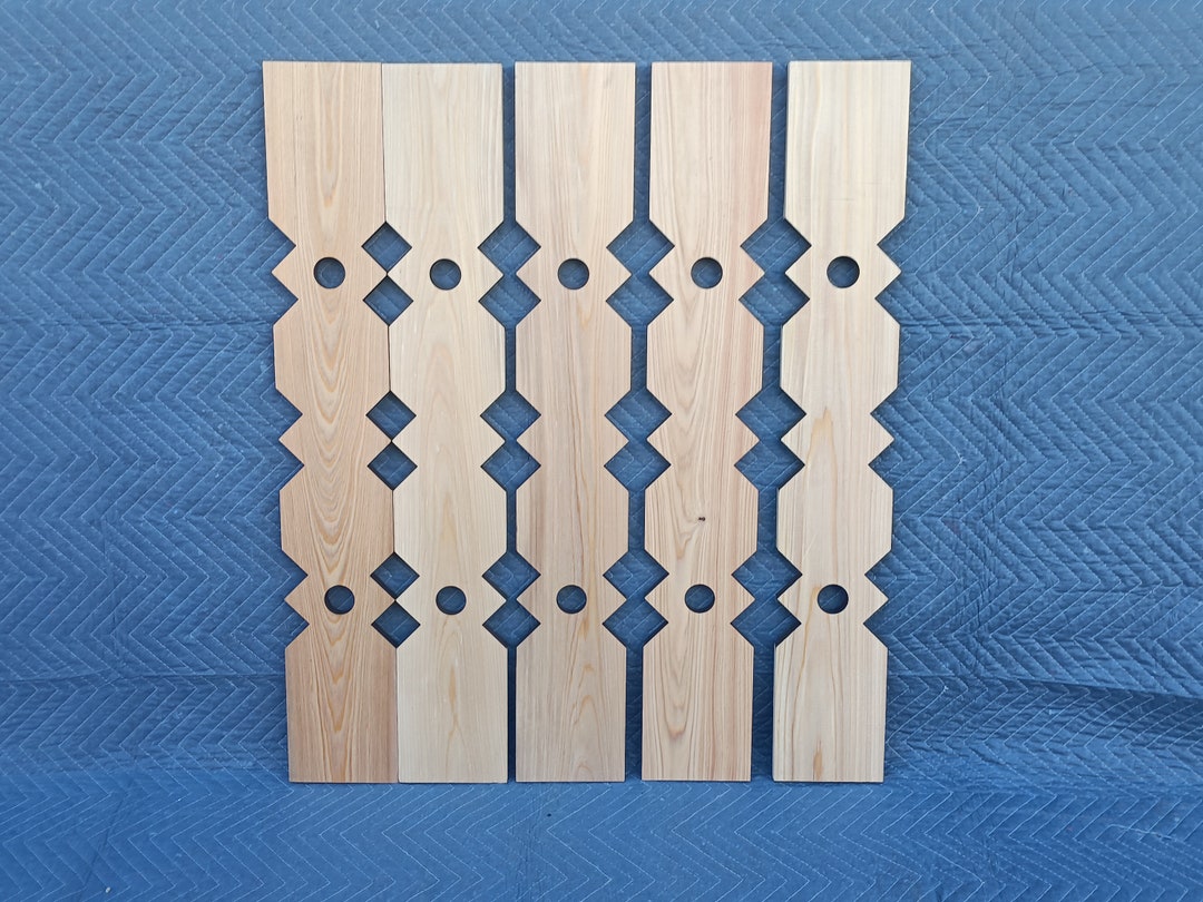 35" Folk Victorian Flat-sawn Stair Baluster - Pine, STK Cedar, or ...