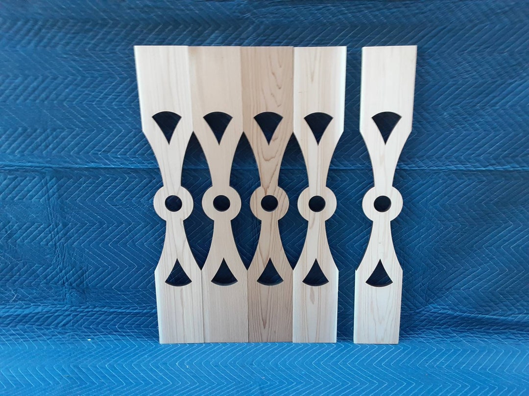 35 Oval Flat Sawn Stairway Baluster Pine, Cypress, Western Red Cedar ...