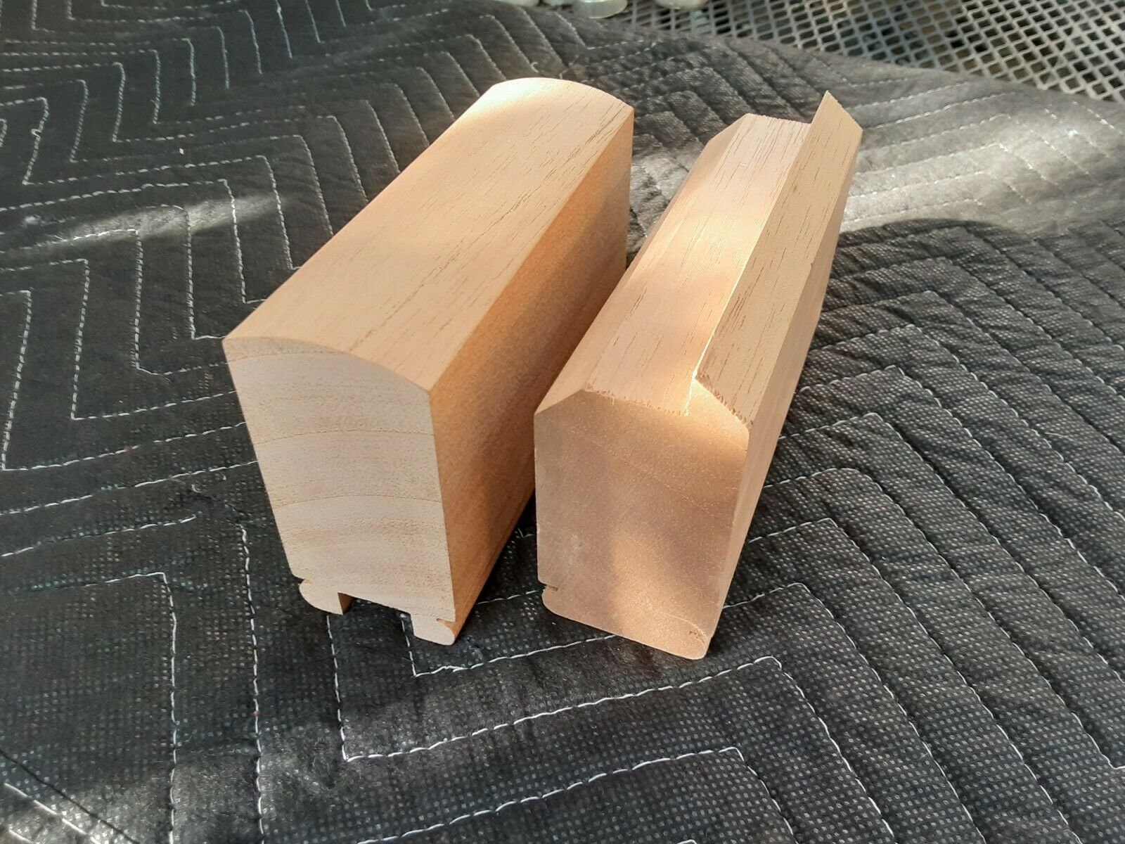 7ft 11in Top & Bottom Rail Set for Flat Sawn Balusters - Cypress Select ...