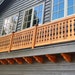 3ft Top & Bottom Rail Set for Flat-sawn Balusters - Cypress Select ...