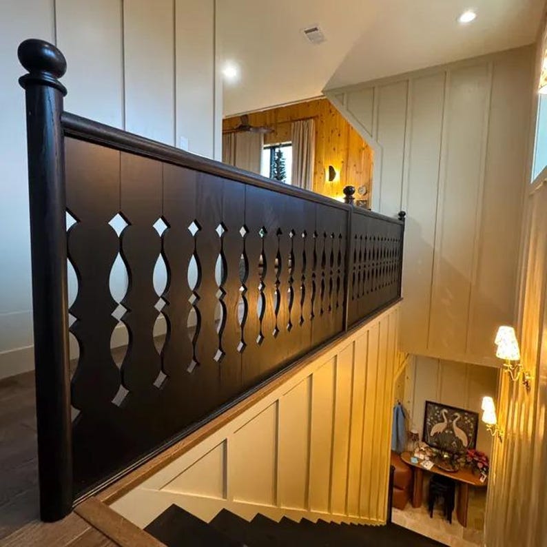 35in Swiss Chalet Flat-sawn Stair/deck Baluster - Swiss Alpine ...