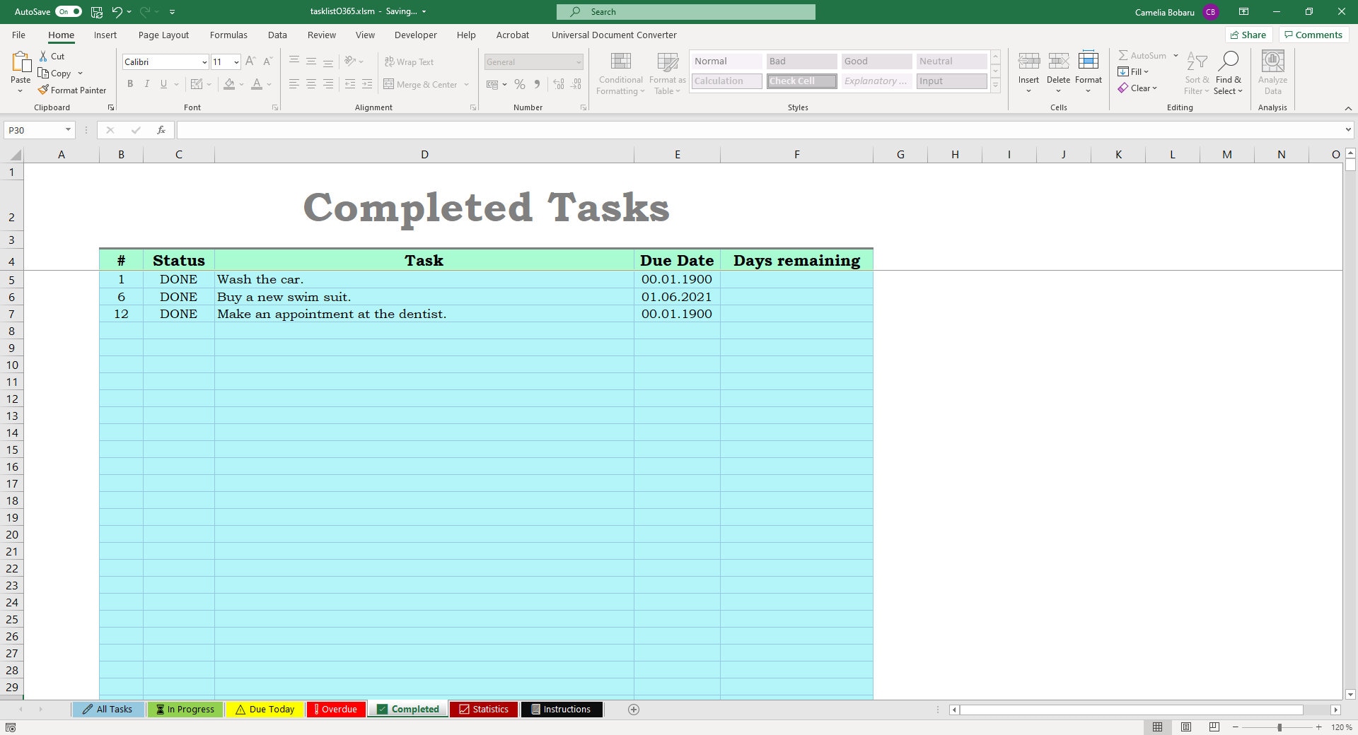 Personal Calculator for Your Progress Task List Tracker - Etsy