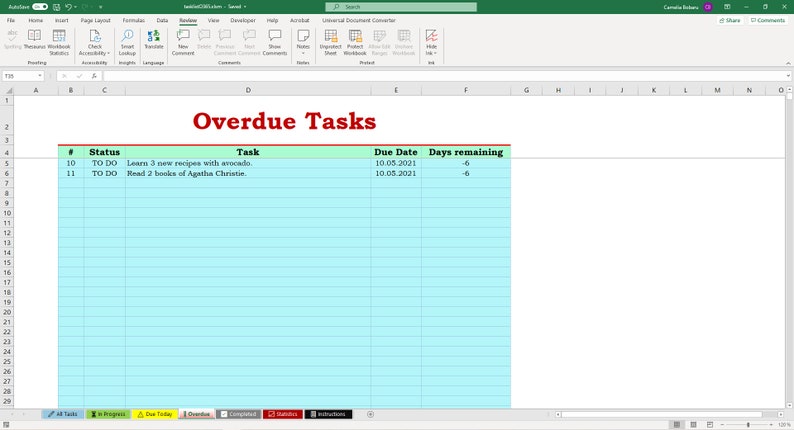 Personal Calculator for Your Progress Task List Tracker - Etsy