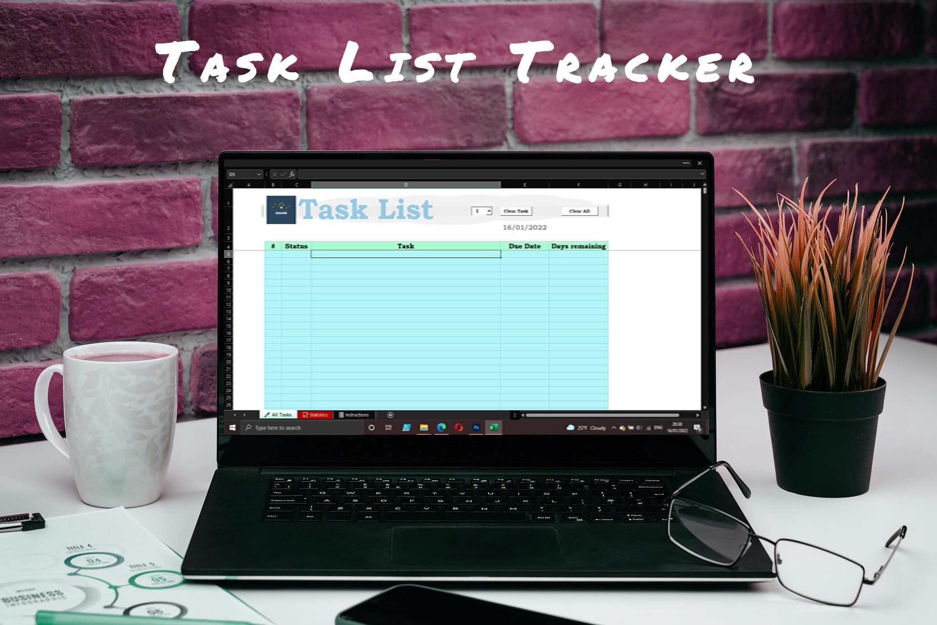 Personal Calculator for Your Progress Task List Tracker - Etsy